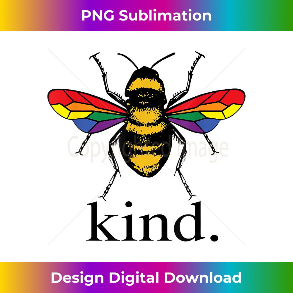 Be Kind LGBTQ Ally Gay Rights Cute Pride Month Bee Kindness - Inspire ...