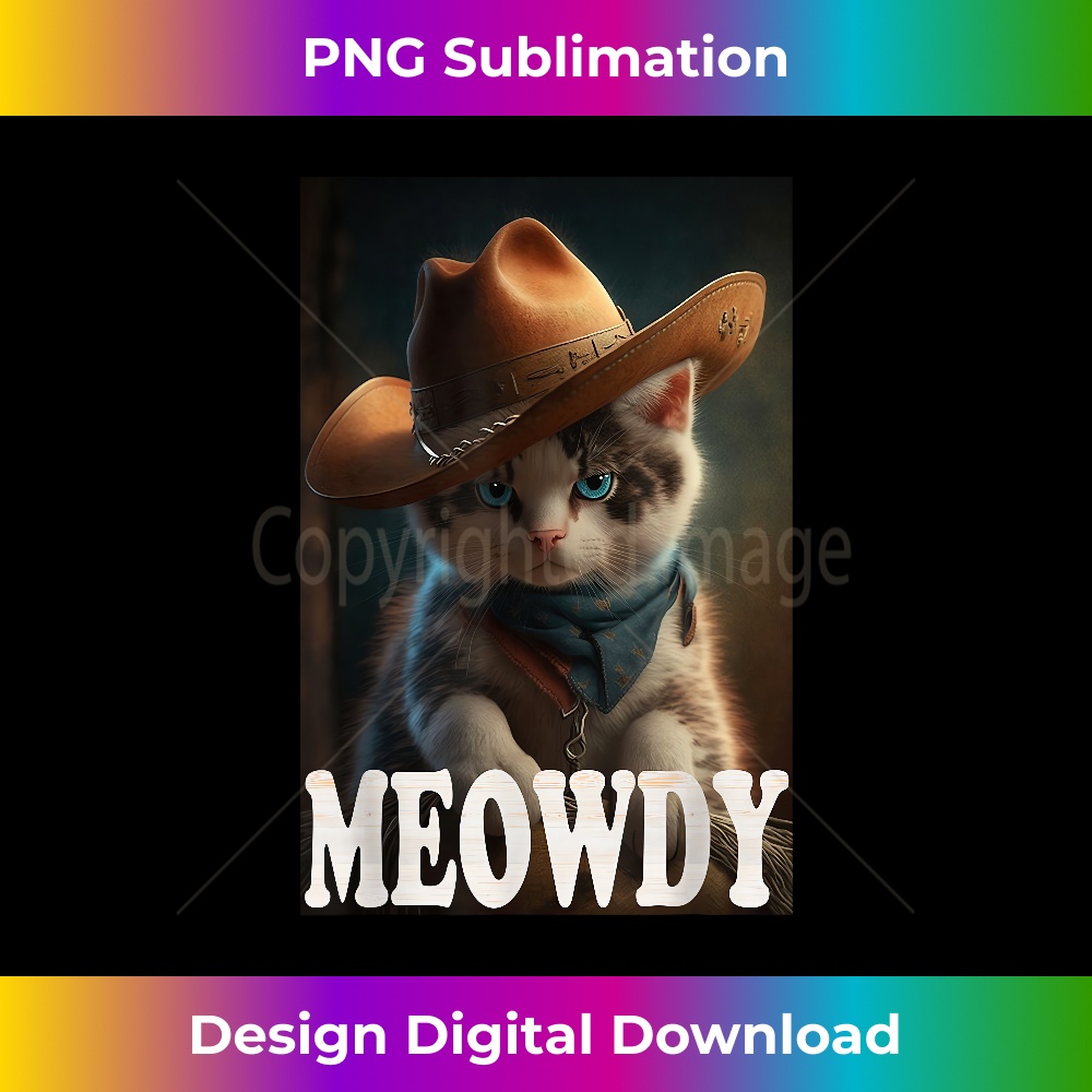 Cat with Cowboy Hat for Cats Lovers Cat Mom & Dad Cat Owner | Inspire ...