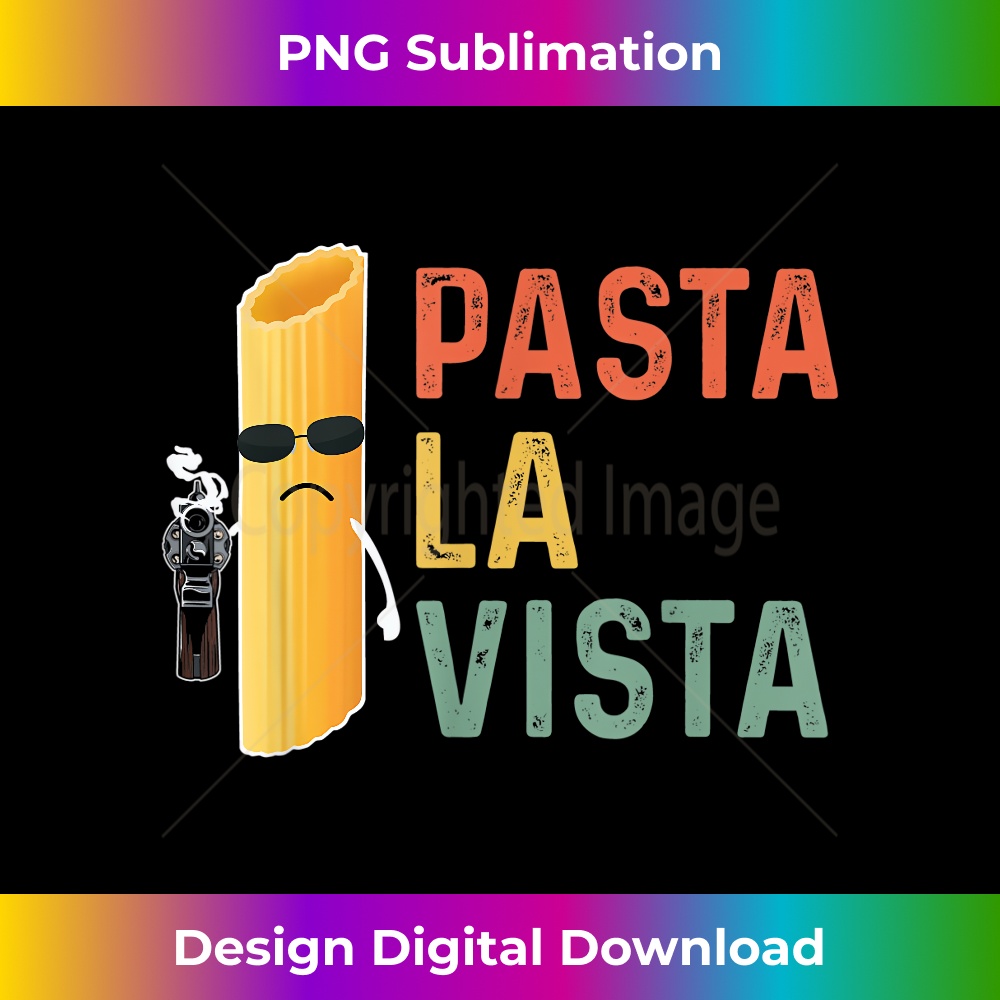 Vintage Noodle with Gun - Pasta La Vista - Classic Sublimati | Inspire ...
