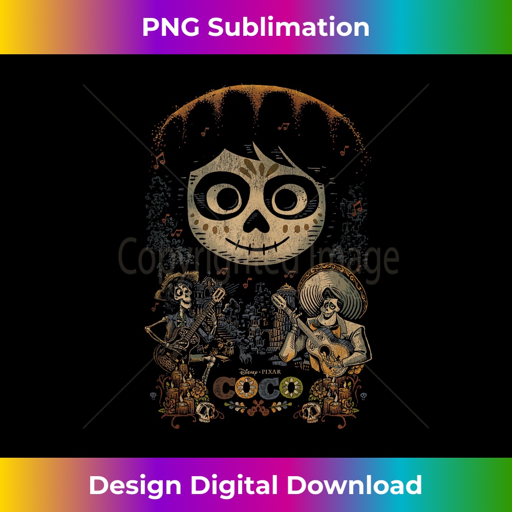 Disney Pixar Coco Miguel & Musical Scene Tank Top - Bespoke | Inspire ...