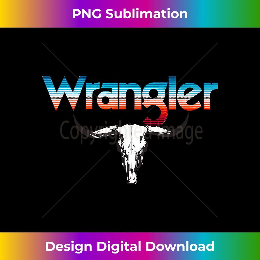 Vintage Rodeo Wrangler Western Cow Skull Cow Print Wrangler | Inspire ...