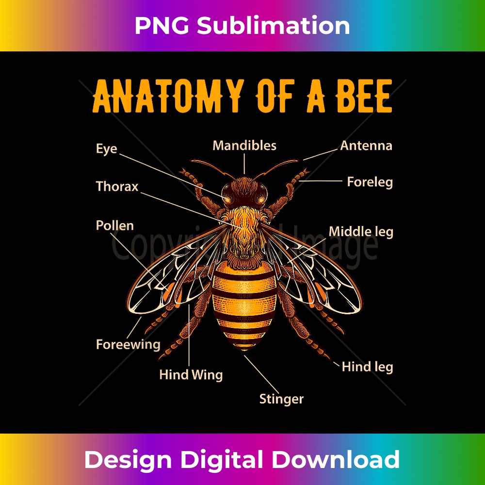 Anatomy of a Bee Bee s Cute T s Beekeeper - Sublimation-Opti | Inspire ...