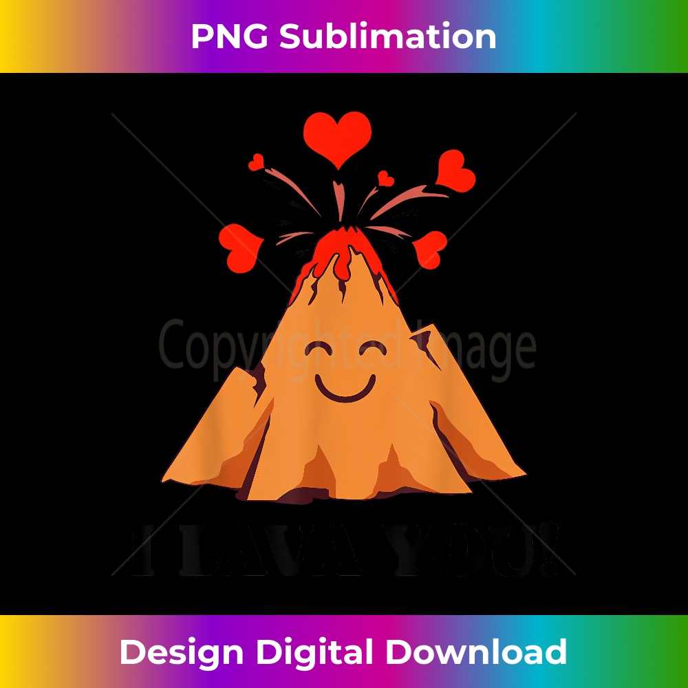 Funny I Lava You Gift For Kids Cool Volcano Valentine's Day | Inspire ...