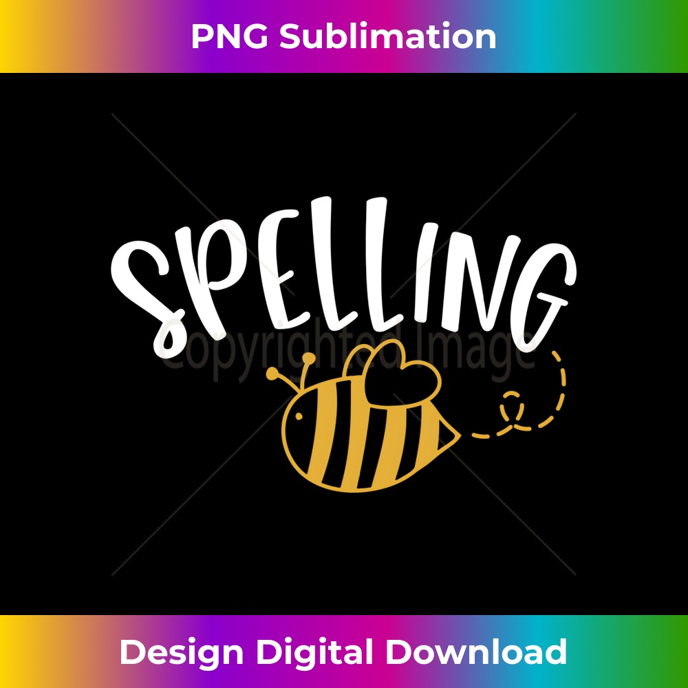 Cute Spelling Bee Design - School Spelling Bee Long Sleeve - - Inspire ...