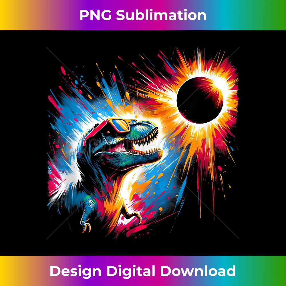 Colorful Total Solar Eclipse 2024 T Rex Dinosaur Glasses Tan | Inspire ...