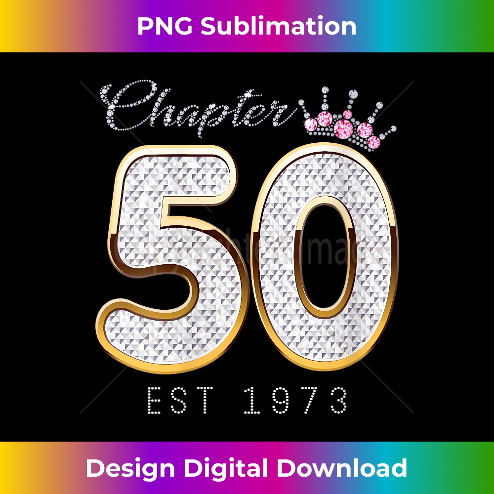 Womens 50th Birthday Decorations Chapter 50 EST 1973 Gift Fo | Inspire ...