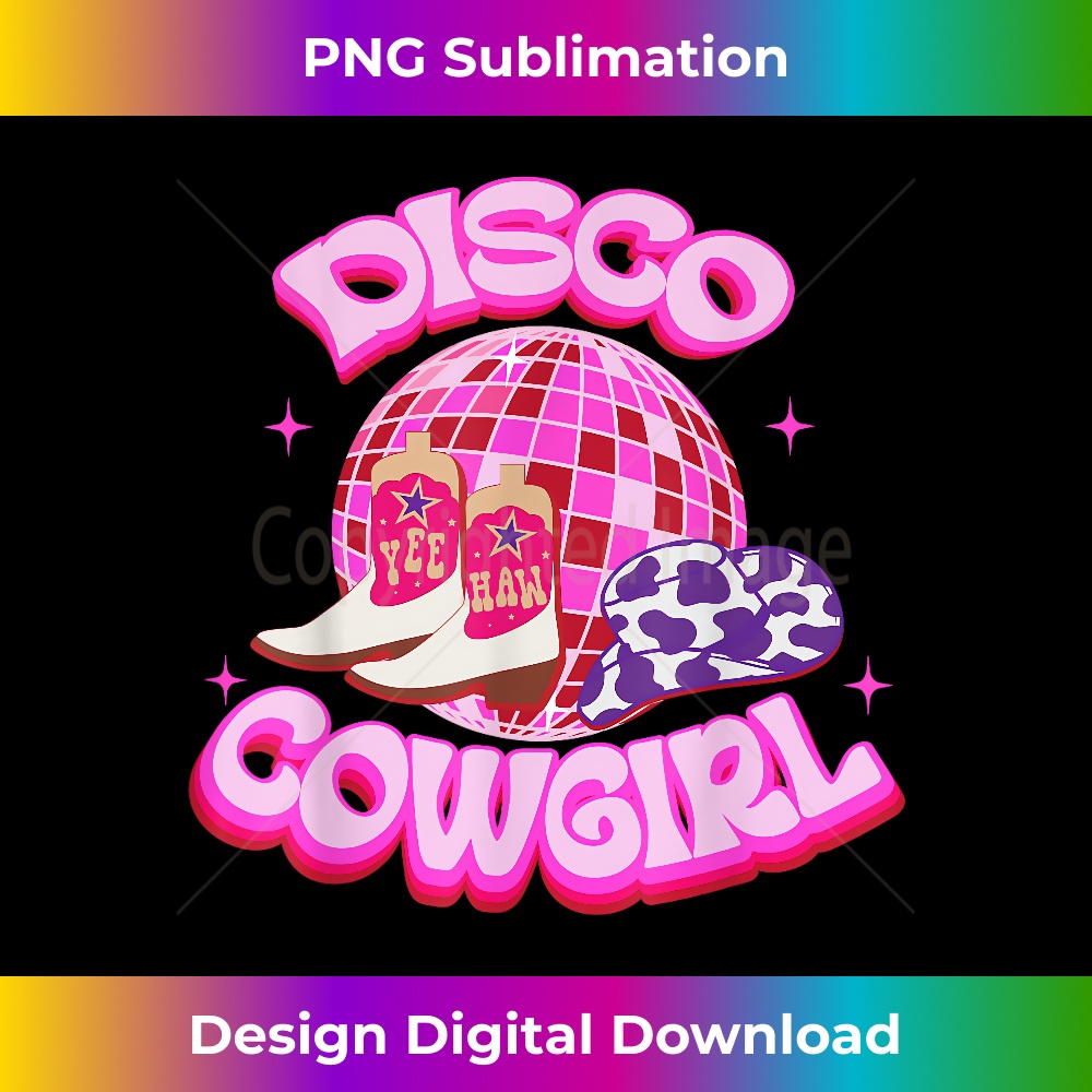Western Cowgirl Yeehaw Pink Disco Ball Cowboy Boots & Hat - | Inspire ...