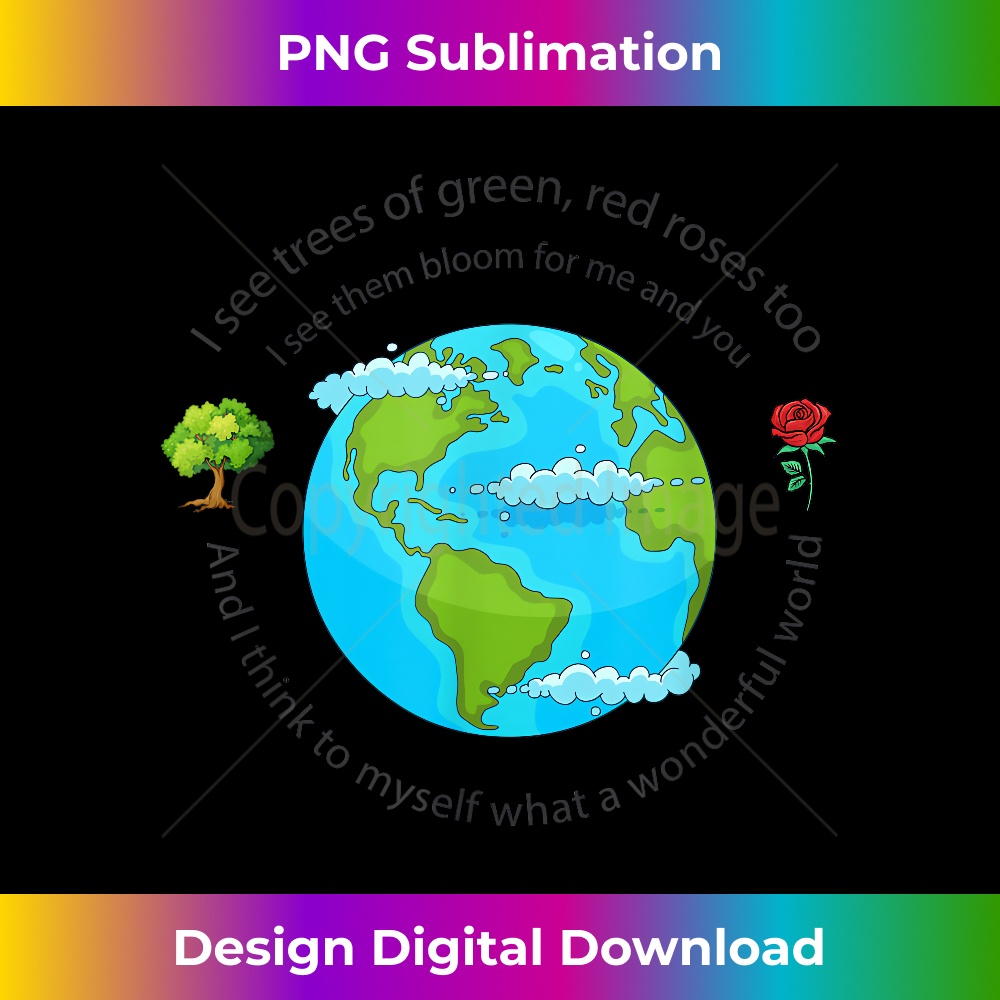 What A Wonderful World Planet Earth - Timeless PNG Sublimati | Inspire ...