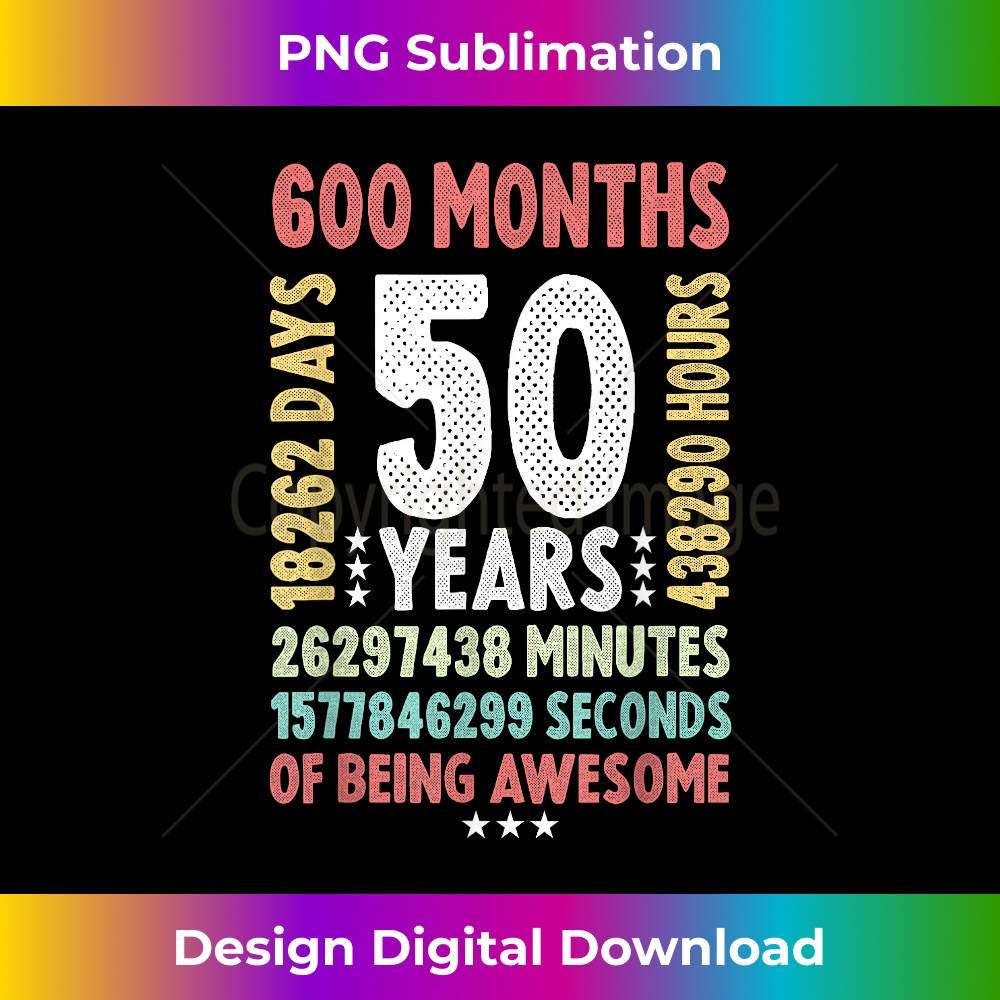 50th Birthday 50 Years Old Vintage Retro - 50 yr old - Urban | Inspire ...