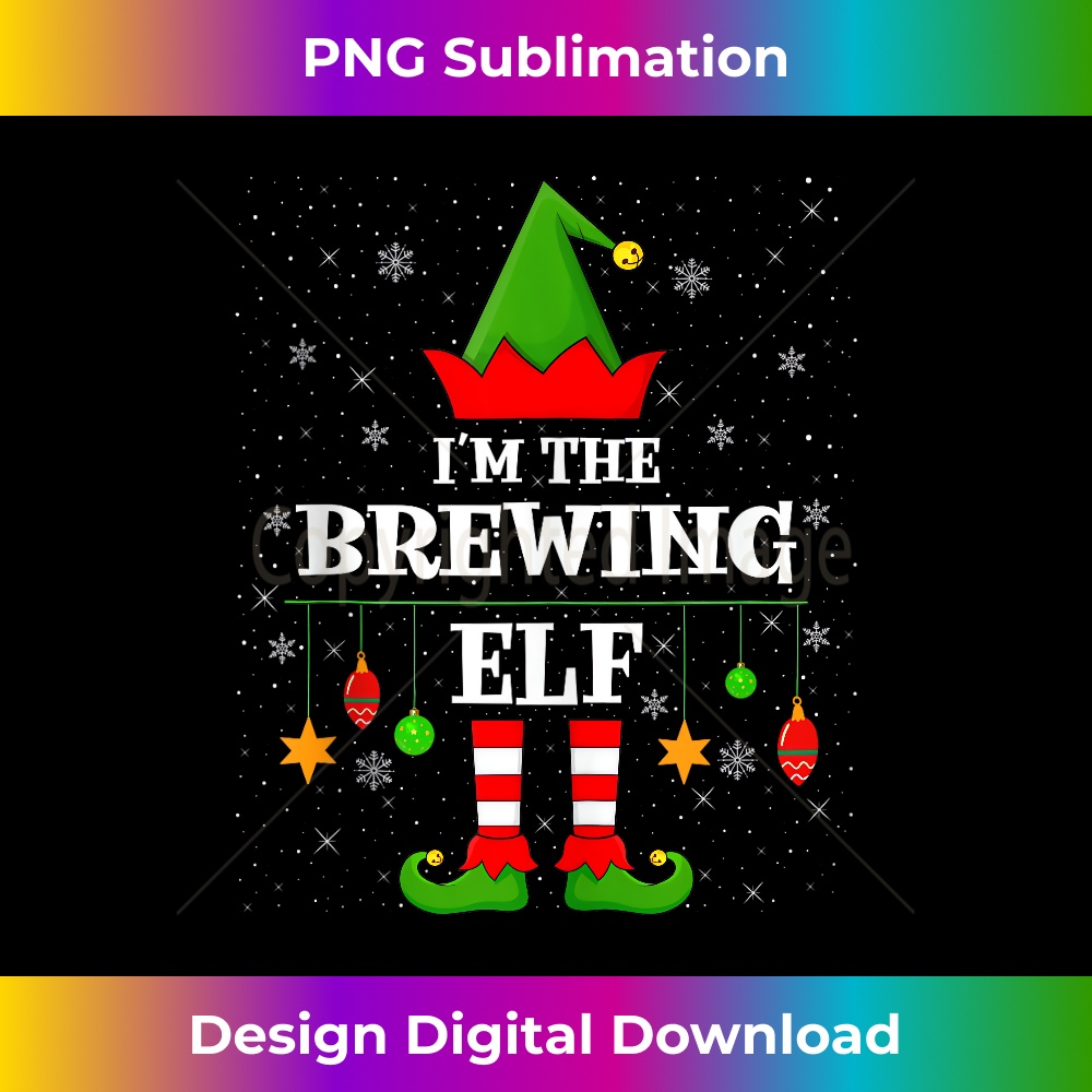 Elf Squad Matching Family I'm The Brewing Elf Christmas Tank | Inspire ...
