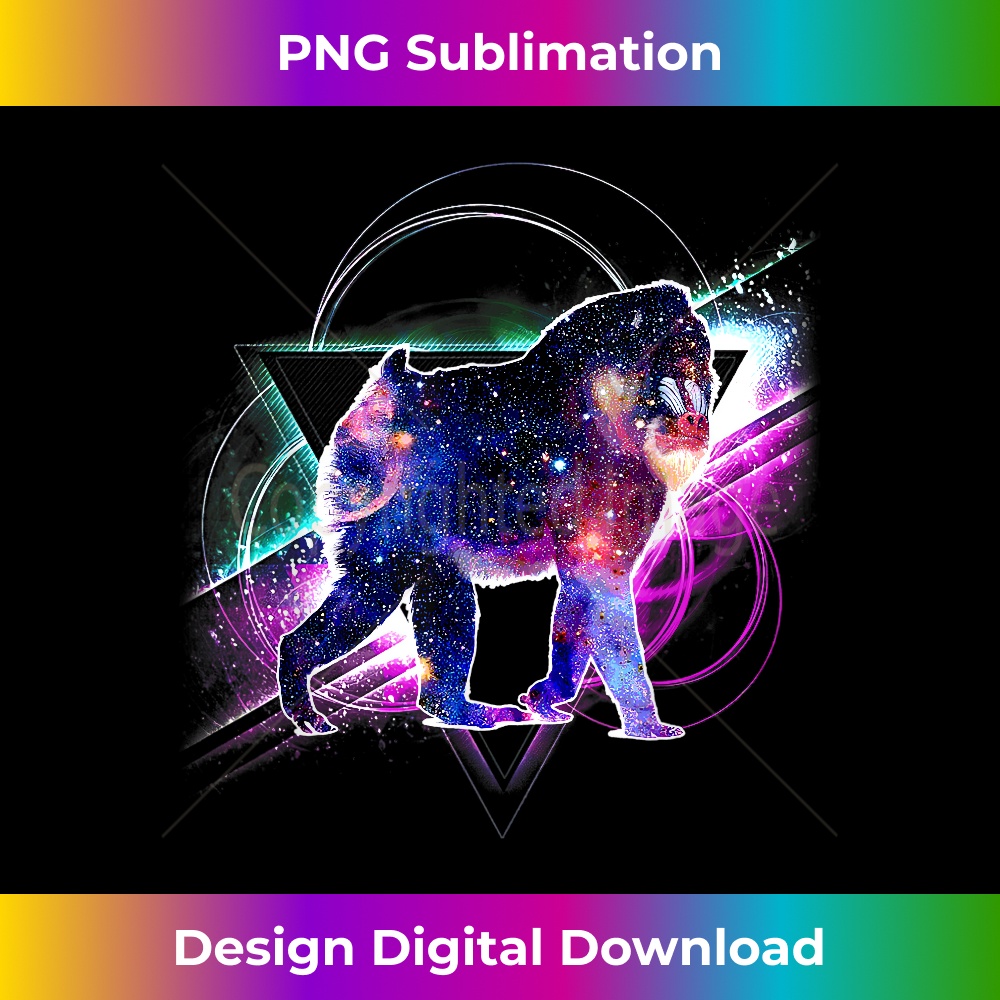 Aesthetic Galaxy Baboon - Bespoke Sublimation Digital File - - Inspire ...