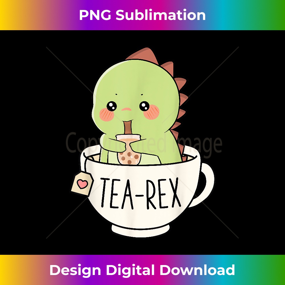 Boba Tea-Rex Cute T-Rex Dinosaur Lover Kawaii Funny Dino Pun | Inspire ...