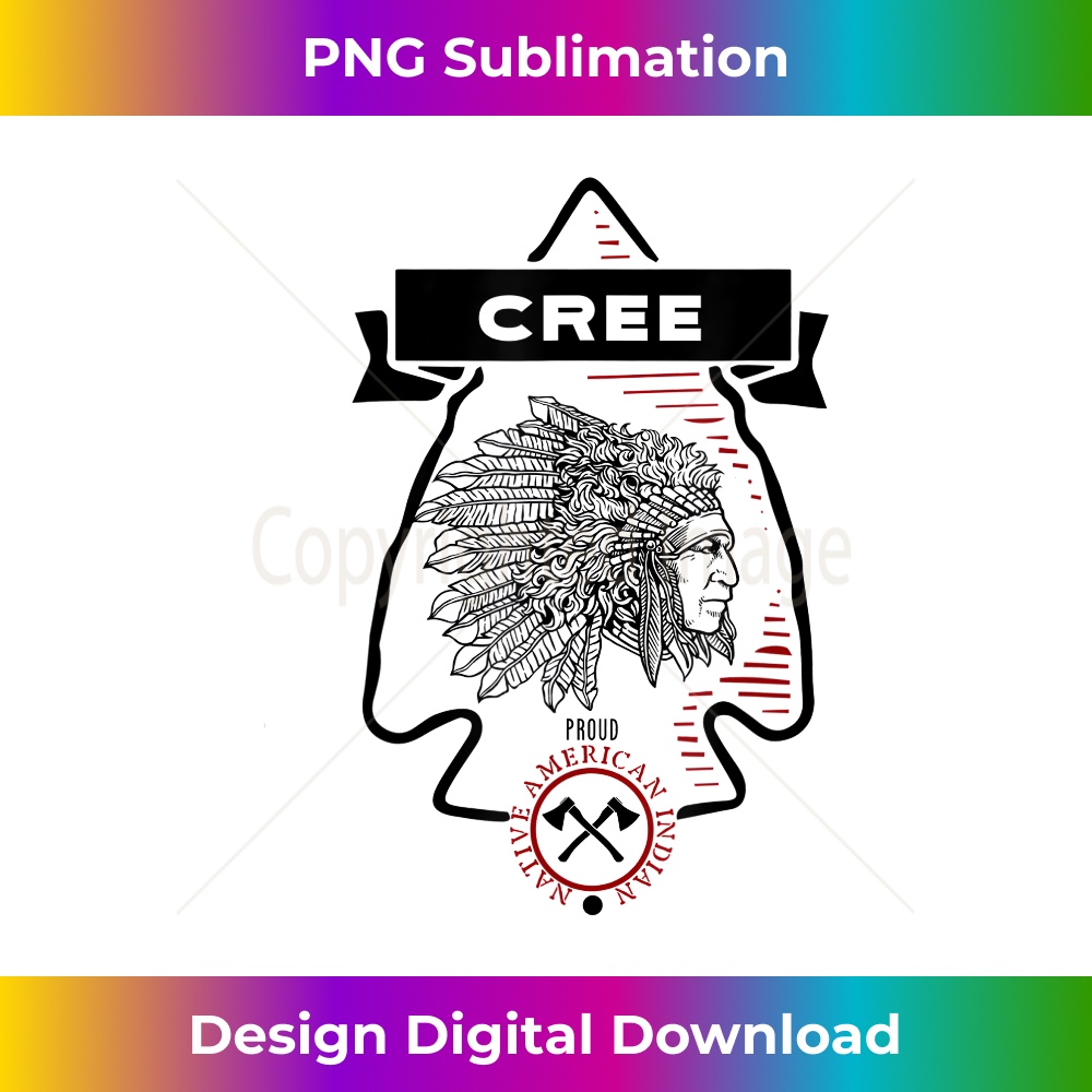 Cree Tribe Native American Indian Proud Retro Arrow - Deluxe | Inspire ...