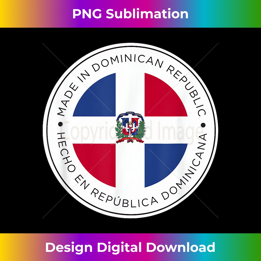 Made In Dominican Republic Red - Innovative PNG Sublimation - Inspire ...