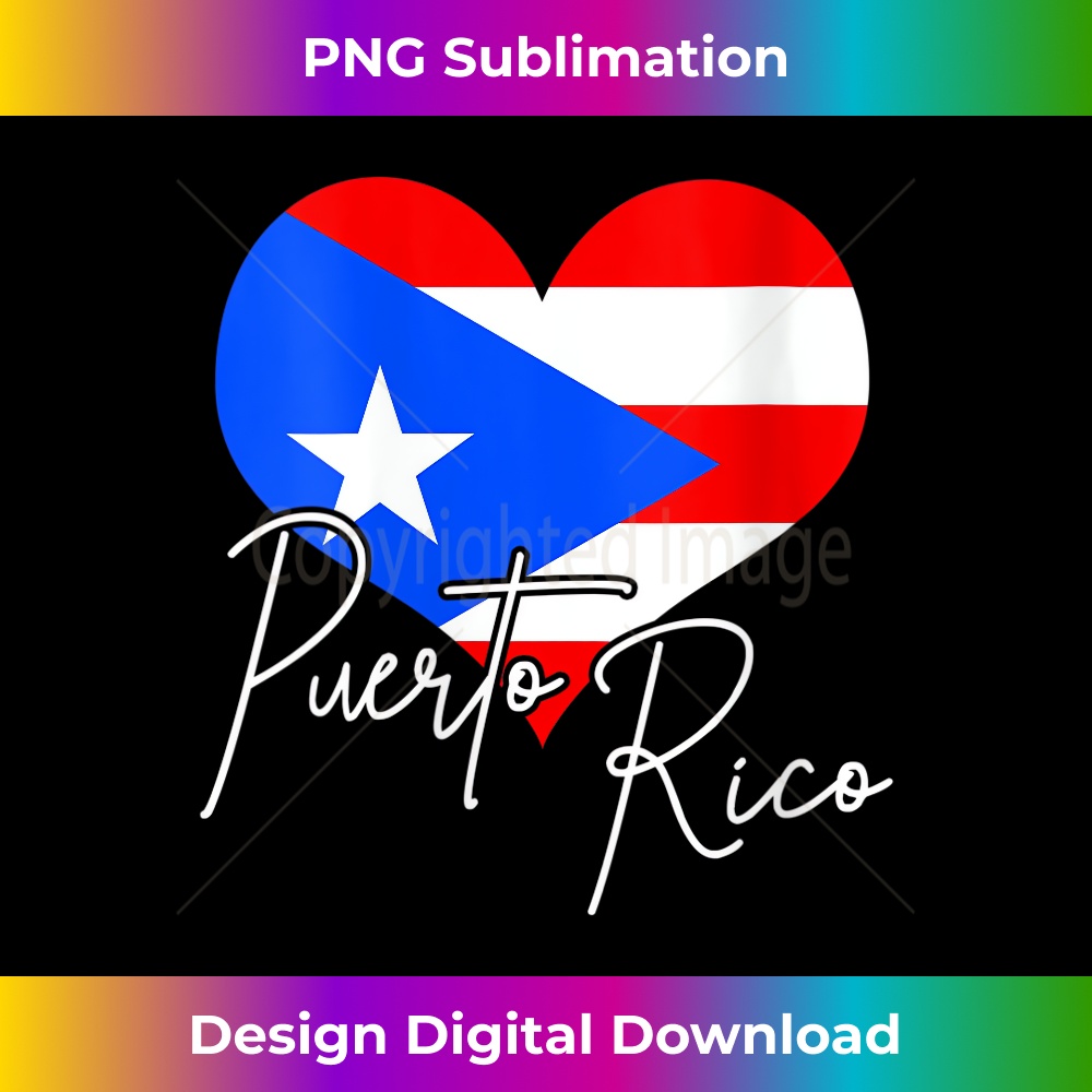 Womens Puerto Rico Flag Heart Proud Puerto Rican Pride Gift | Inspire ...