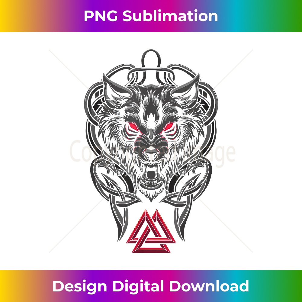 Viking Fenrir - Monstrous Wolf Valknut Norse Mythology - Sub | Inspire ...