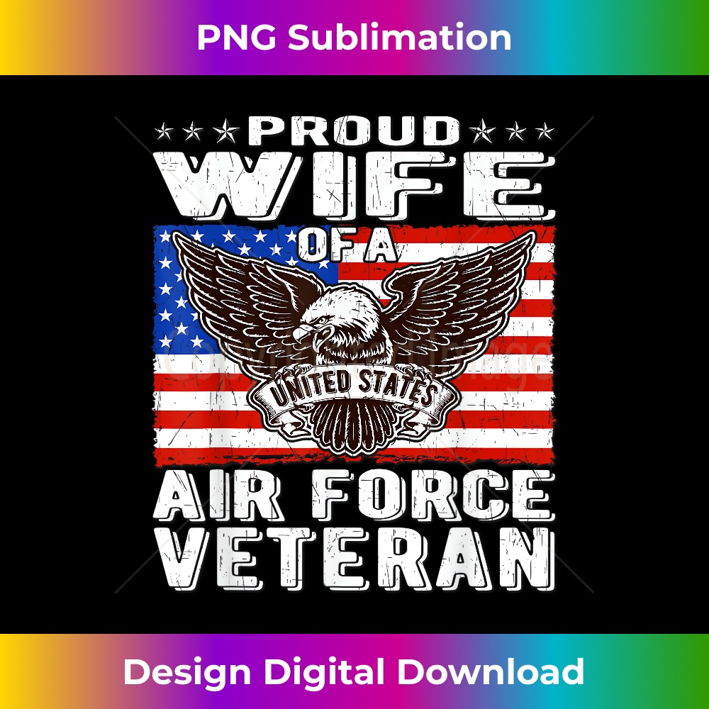 Proud Wife Of US Air Force Veteran Patriotic Military Spouse | Inspire ...