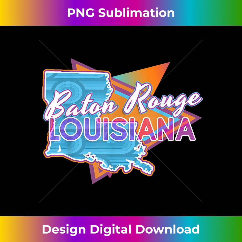 Baton Rouge Louisiana Vintage Retro Throwback - Bohemian Sub | Inspire ...
