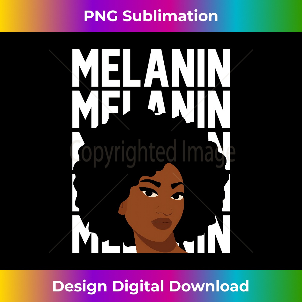 Melanin Skin Color African American Black Woman Afro Long Sl - Inspire ...