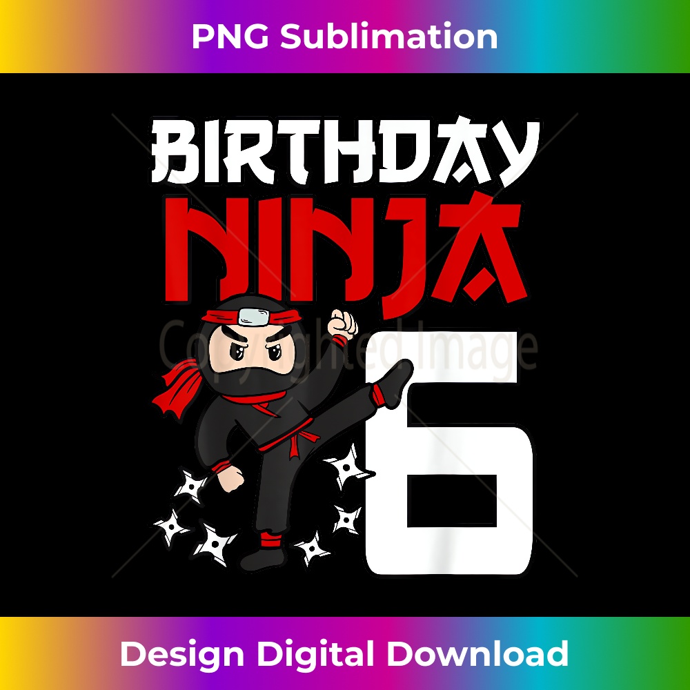 6 Years Old Birthday Party 6th Ninja Japanese Shinobi - Arti | Inspire ...