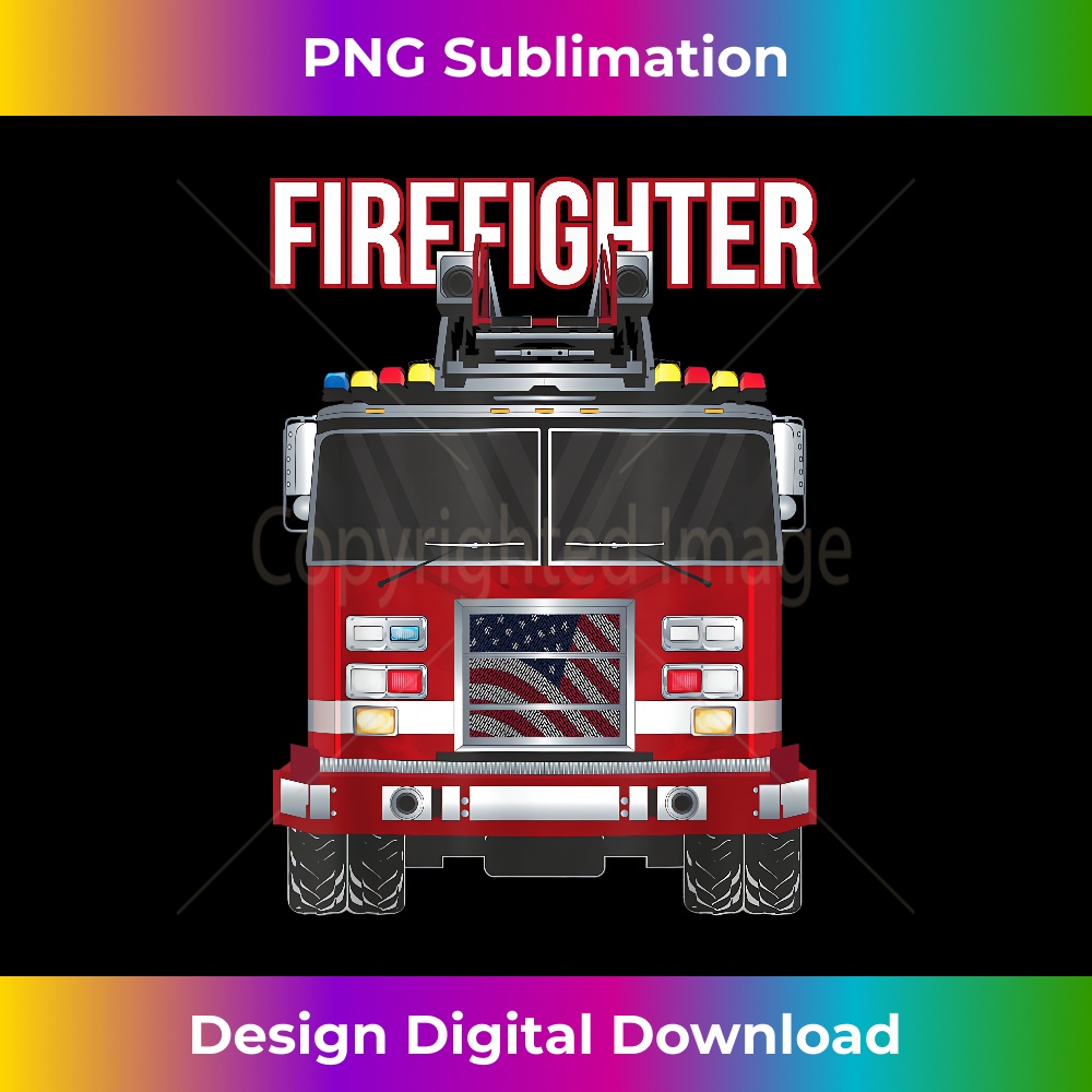 American Firefighter Boys Fire Department Truck Fireman - Ed | Inspire ...