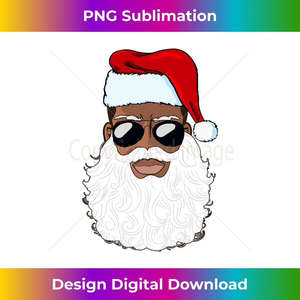 Santa Claus Black Xmas Santa Afro African American Proud Lon | Inspire ...