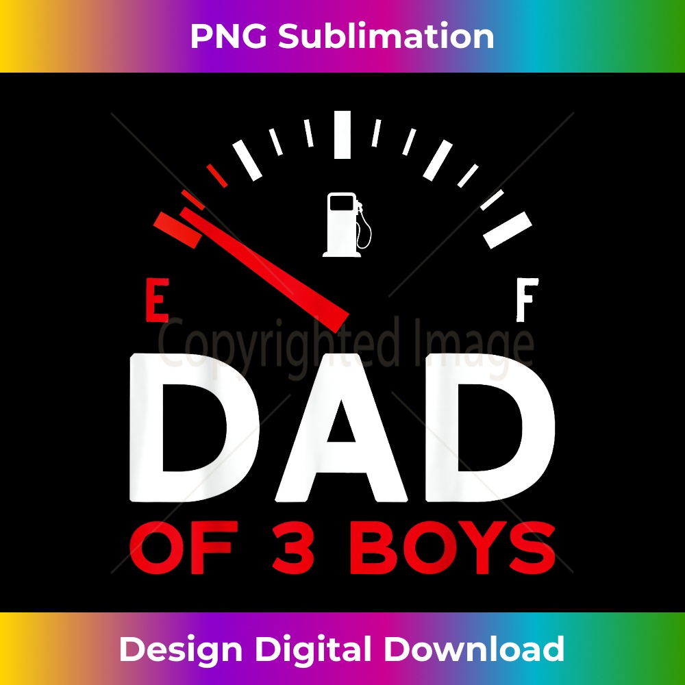 Mens Dad of 3 Boys Father's Day Dad - Sophisticated PNG Subl | Inspire ...