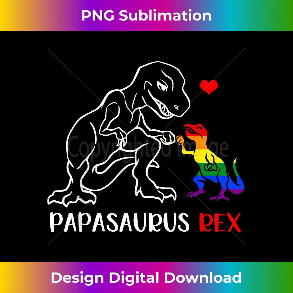Papasaurus Rex T Rex Dinosaur Proud Dad LGBT Pride Tshirt - | Inspire ...