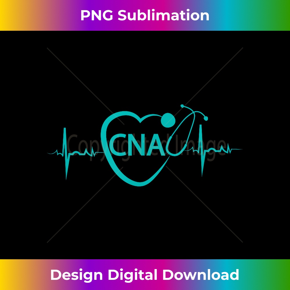 CNA Nursing Assistant EKG Stethoscope Heart Cute - Contempor | Inspire ...