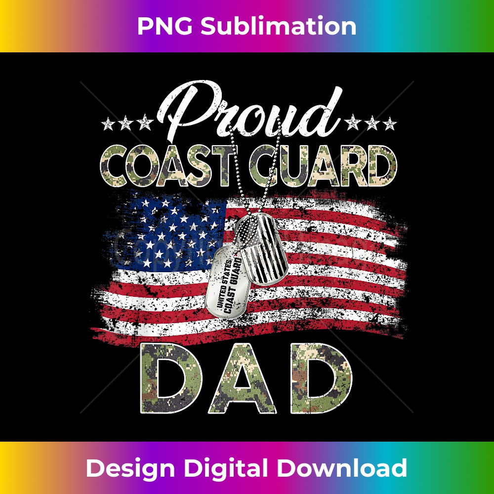 Flag Proud Coast Guard Dad Gifts For Coast Guard Dad - Chic | Inspire ...