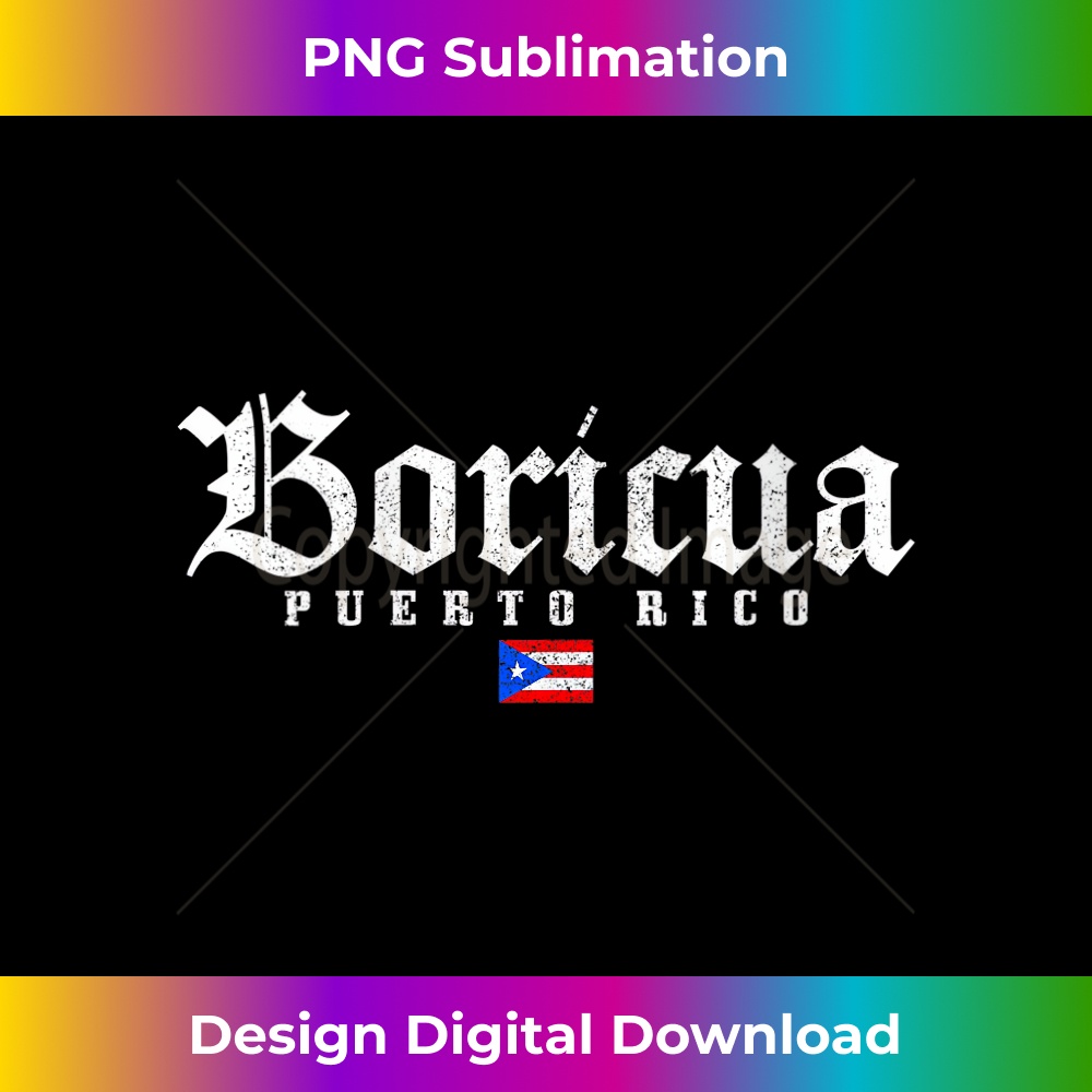 Womens Puerto Rico Boricua Vintage Puerto Rican Flag Pride V | Inspire ...