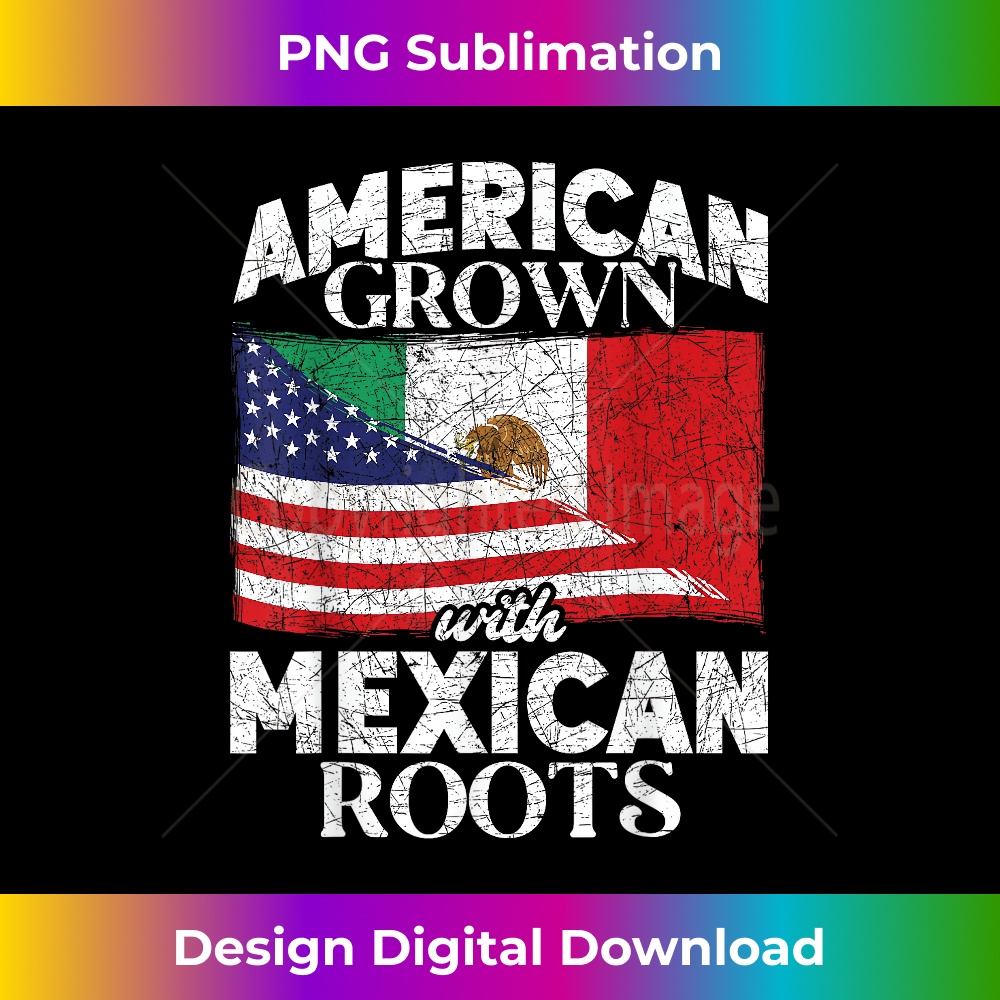 Mexican Heritage Mexican Flag US Flag Proud American Mexico | Inspire ...