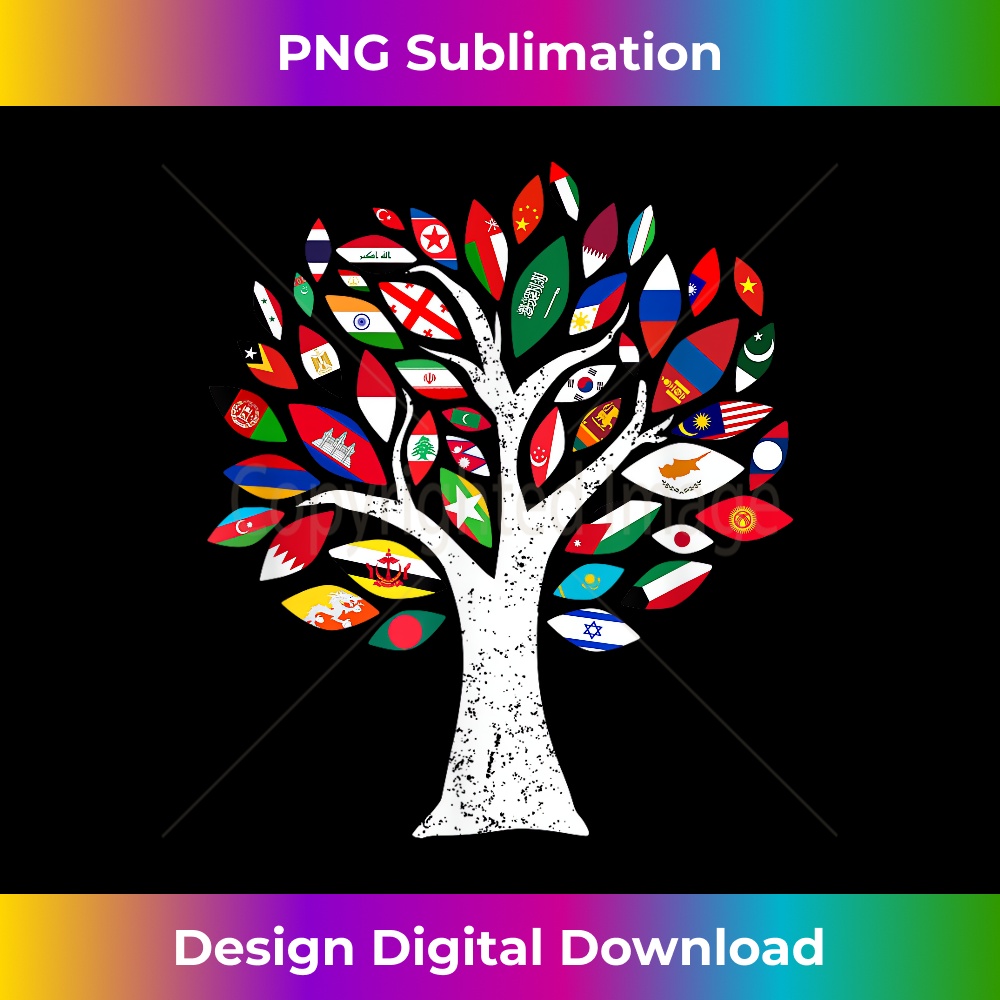 Asia Map Countries Flag Asian Pride Perfect Ethnic Gift - So | Inspire ...