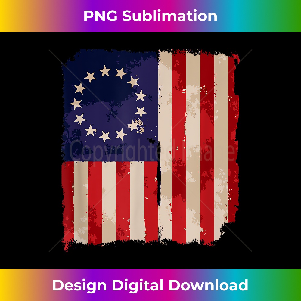 Distressed Betsy Ross American Flag - Classic Sublimation PN | Inspire ...