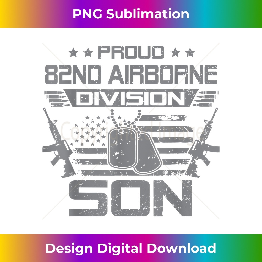 Proud 82nd Airborne Division Son Flag USA Military Veteran - | Inspire ...