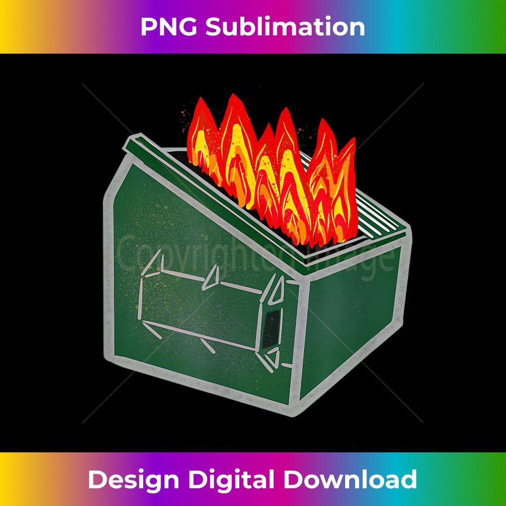 Complete Dumpster Fire Trash Can T - Minimalist Sublimation | Inspire ...
