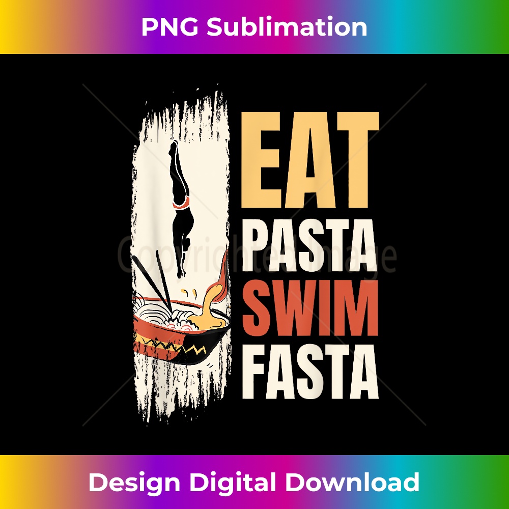 Funny Swimming Swimmer Water Sport - Eat Pasta Swim Fasta - - Inspire ...