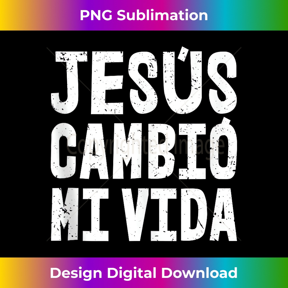 Jesus cambio Mi Vida Mexican Christian Proud Catholic Tank | Inspire Uplift