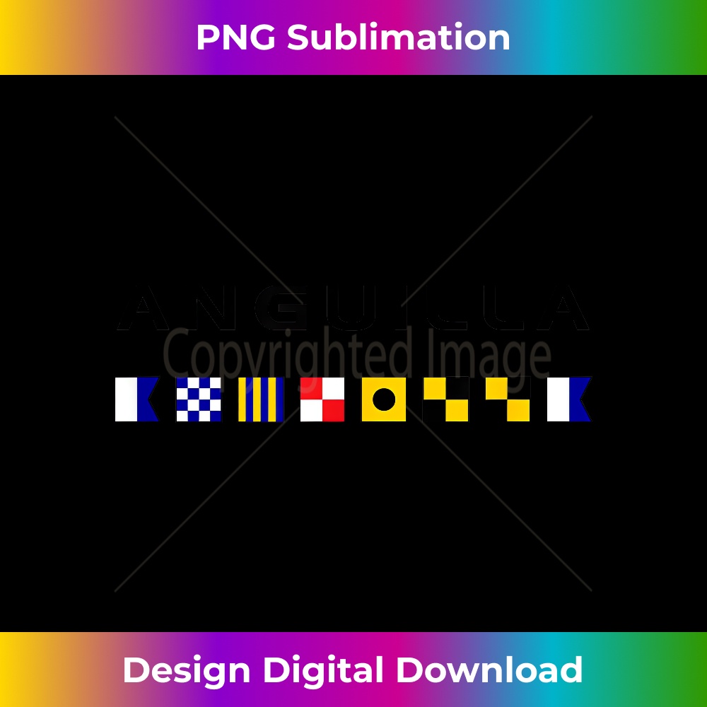 Anguilla Nautical Maritime Sailing Flags Light-Color - Subli | Inspire ...
