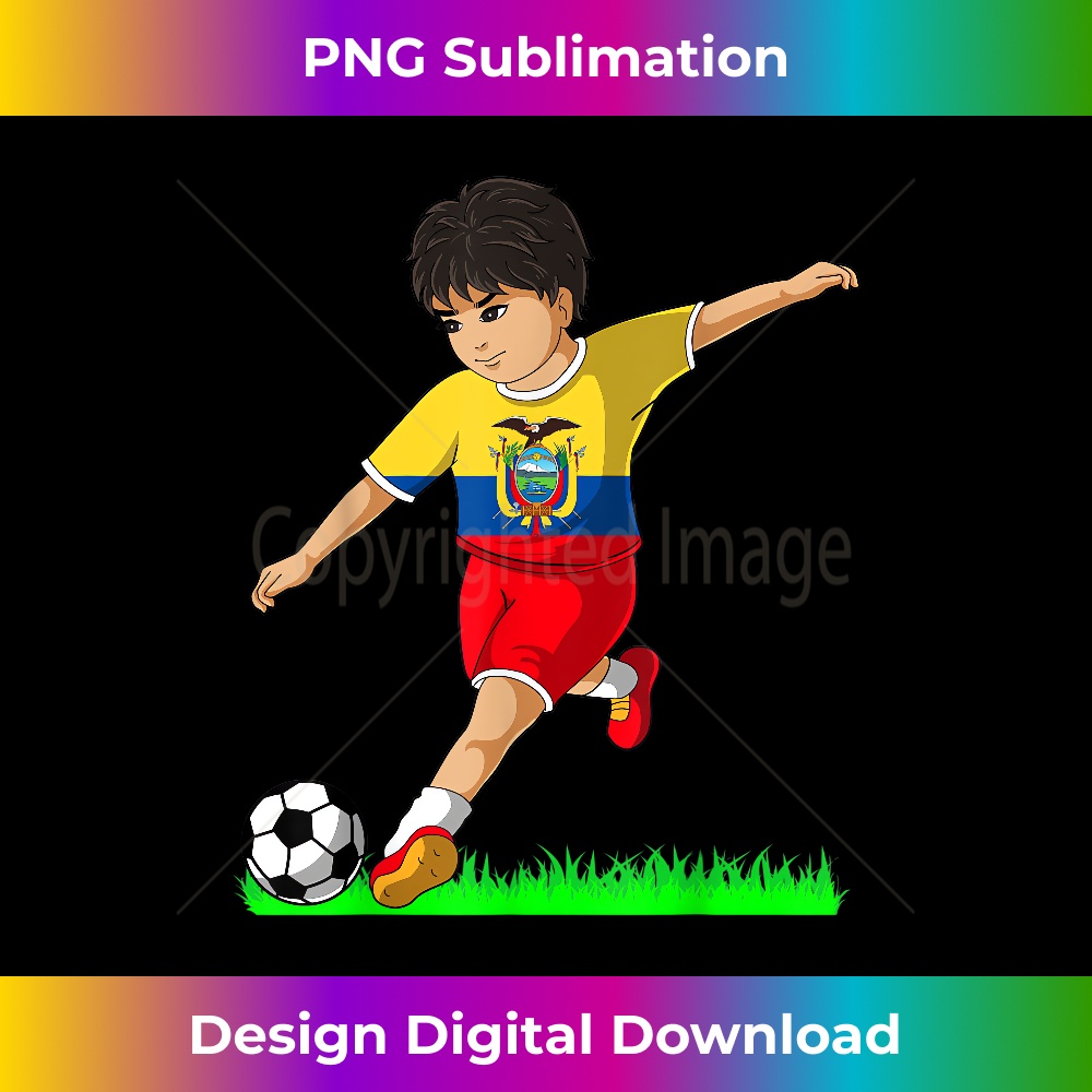 Ecuadorian Soccer Boy Ecuador Flag Jersey Football Fans - Ec | Inspire ...