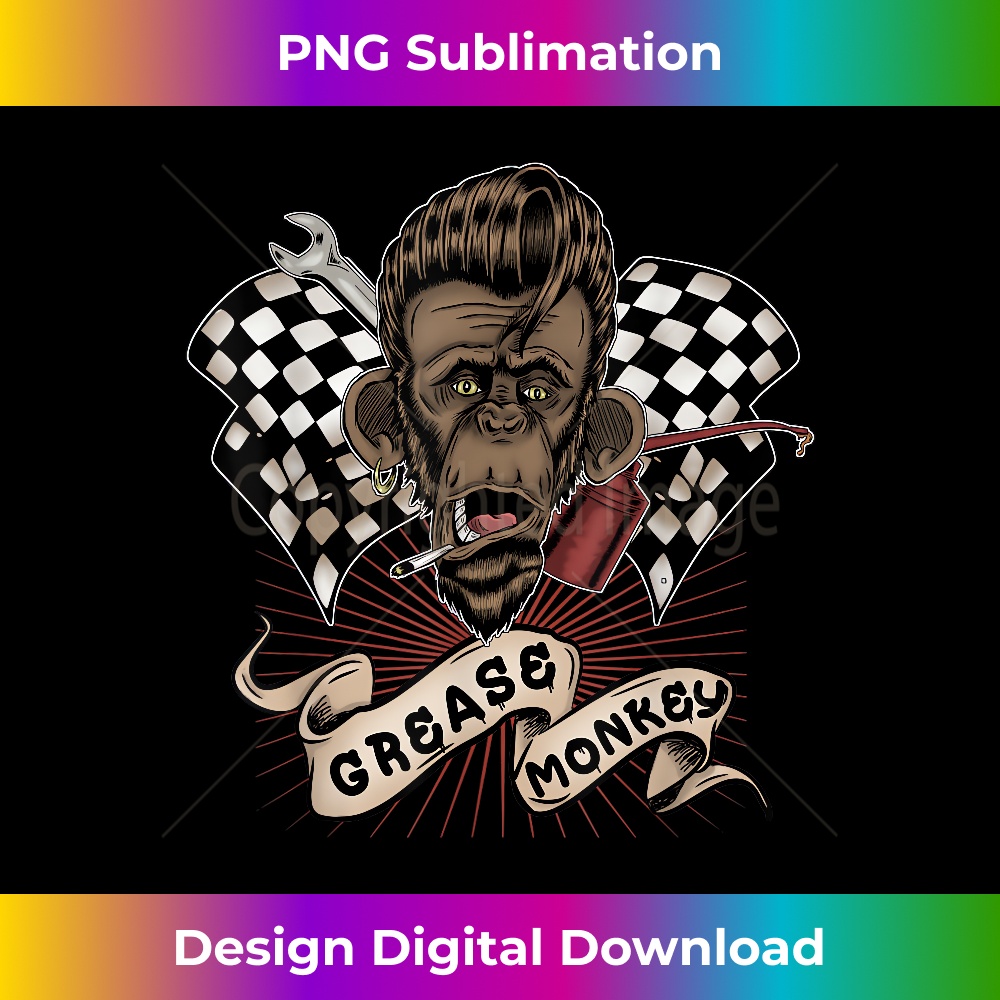 Grease monkey rockabilly style mechanic - Vibrant Sublimatio | Inspire ...