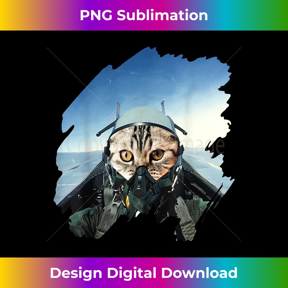 Cat Pilot in Fighting Jet cute Kitty Pilot Gift - Chic Subl | Inspire ...