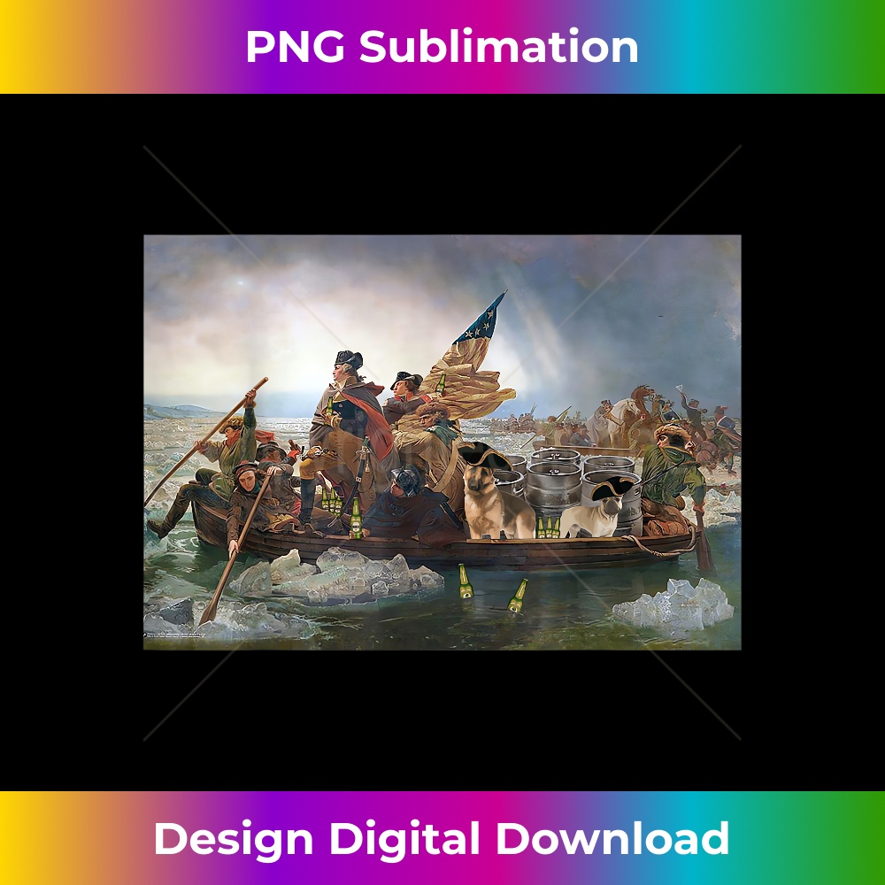 George Washington Crossing the Delaware with Beer - Vibrant | Inspire ...