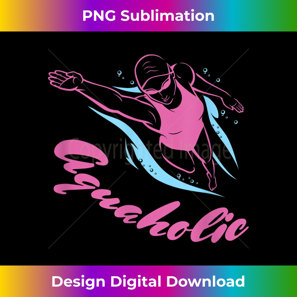 Aquaholic T , Girls Swim , Swim Team s - Classic Sublimation | Inspire ...