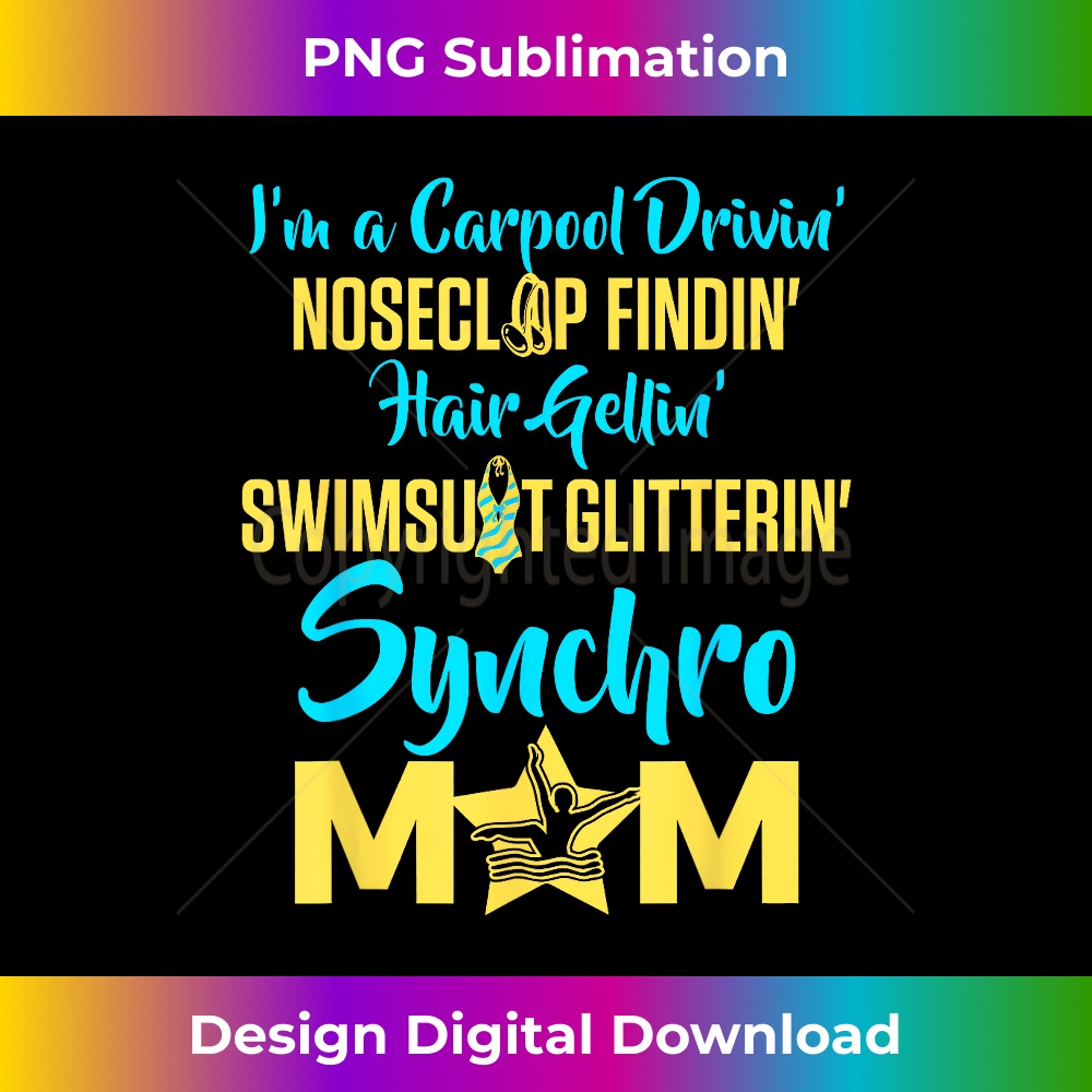 Synchronized Swimming Synchro Mom - Minimalist Sublimation D | Inspire ...