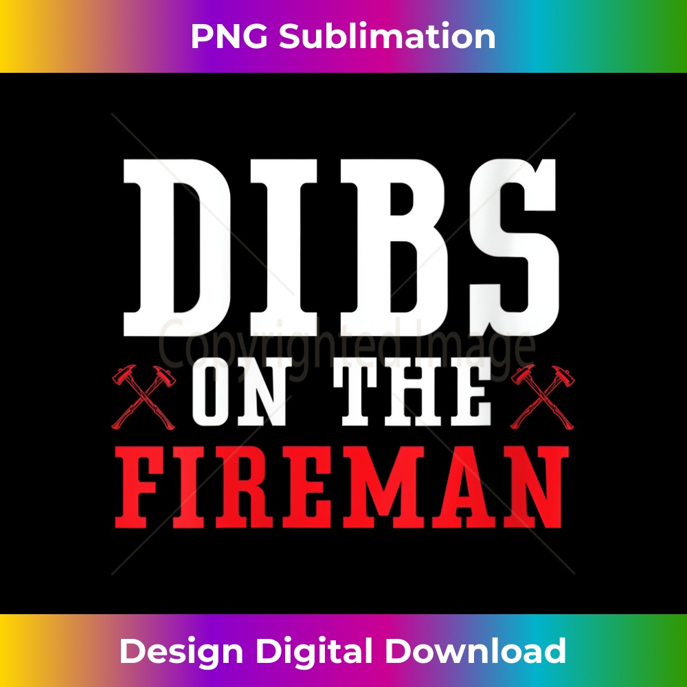 Womens Dibs On The Fireman Fire Rescue Firefighter Firefight | Inspire ...