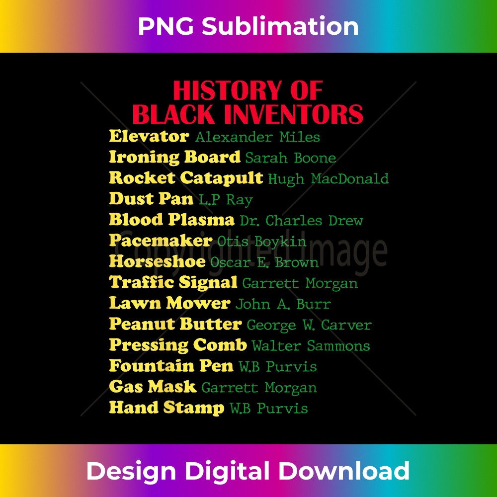 History Of Black Inventors Black History Month T - Vibrant S | Inspire ...