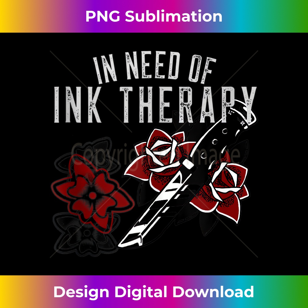 In Need Of Ink Therapy Tattoo Flash Art Design Tank Top - Vi | Inspire ...