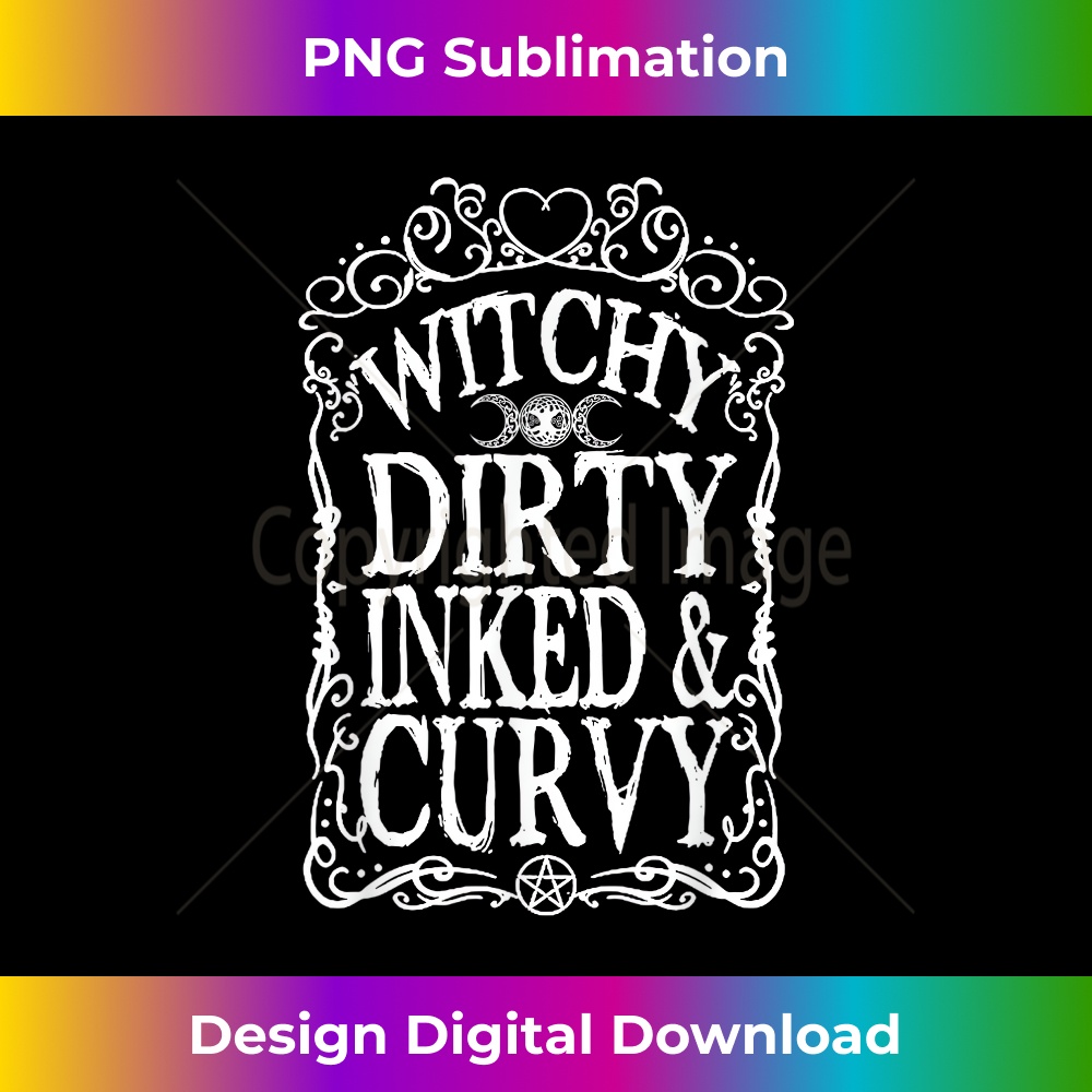 Witchy Dirty Inked Curvy Witch Witchcraft Magic Wiccan - Chi | Inspire ...