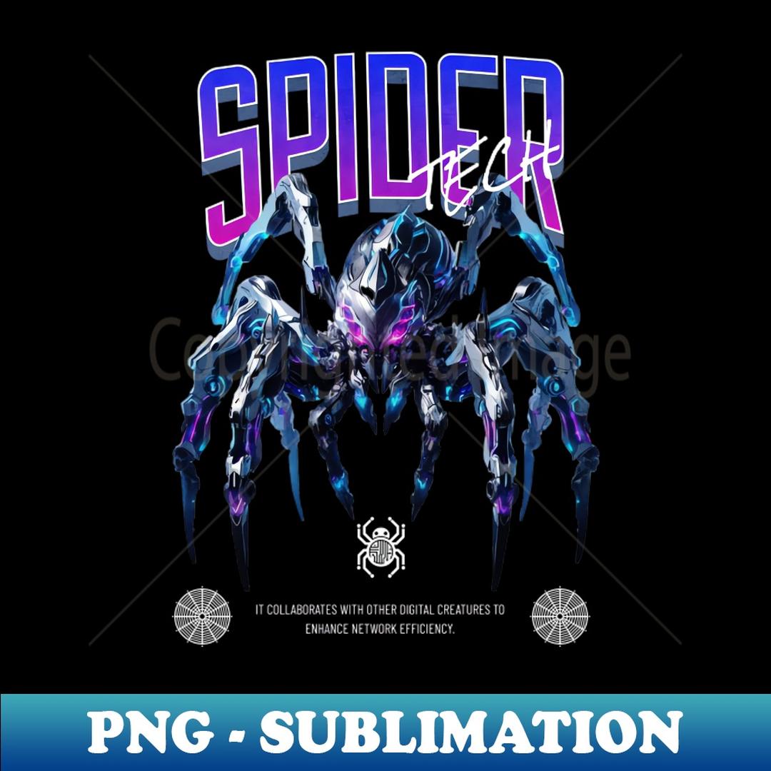 Spider Tech - Retro PNG Sublimation Digital Download | Inspire Uplift